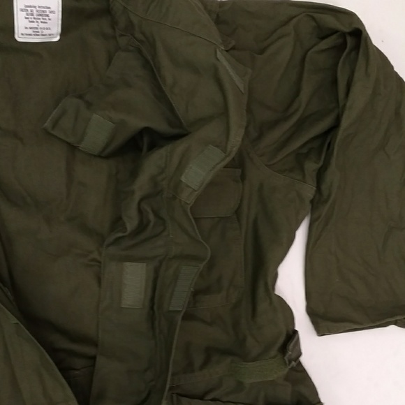 Military | Pants | Canvas Coveralls Military Drab Green Xl Jumpsuit Top ...